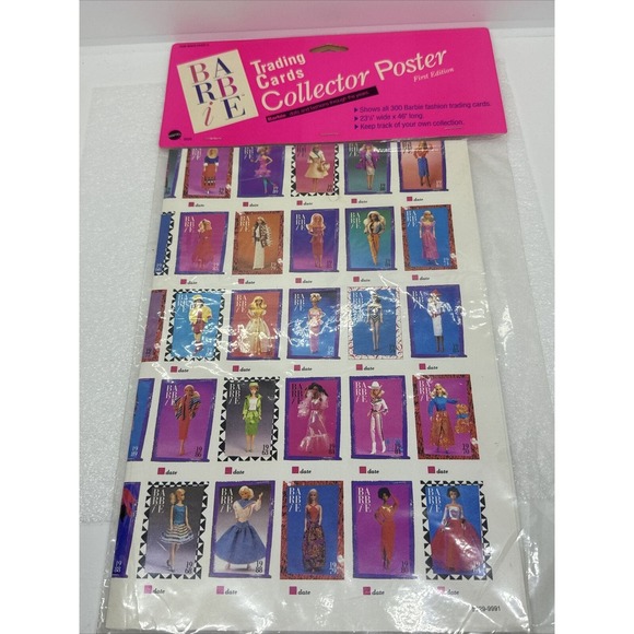 Mattel | Other | Vintage Mattel 99 Barbie Trading Cards Collector ...